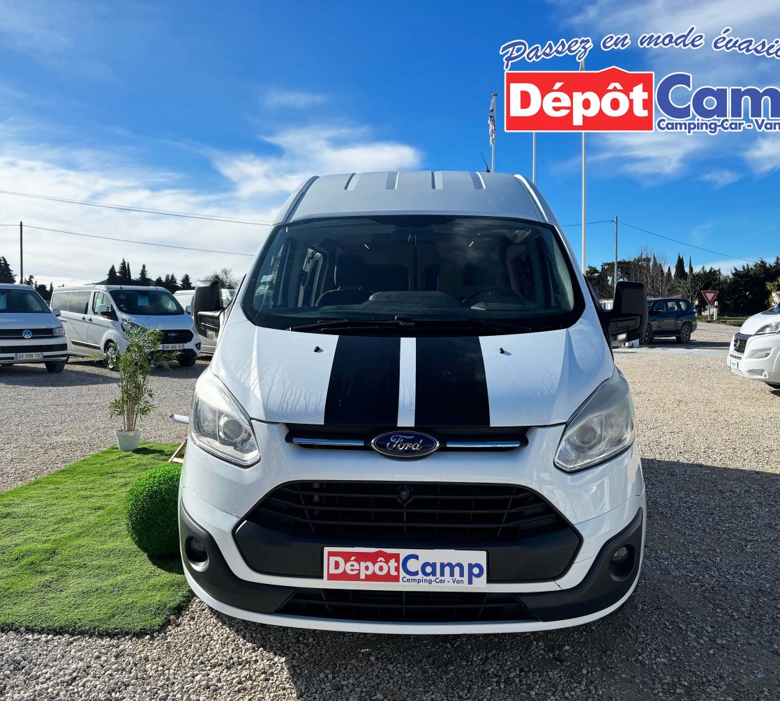 Van aménagé FORD TRANSIT CUSTOM – Dépôt Camp
