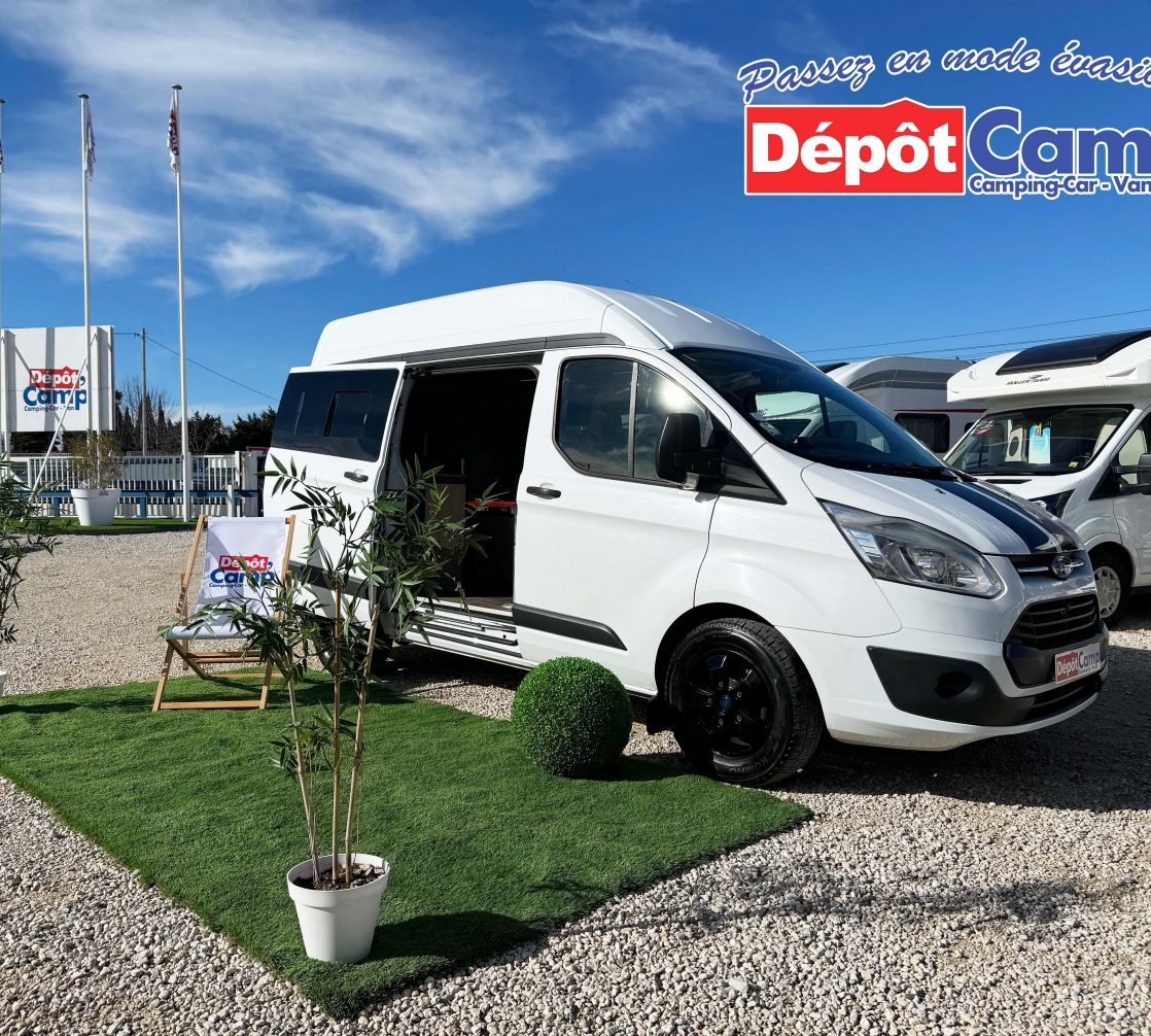 Van aménagé FORD TRANSIT CUSTOM – Dépôt Camp