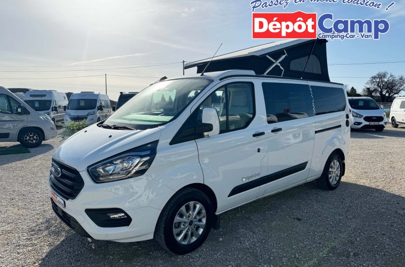 Van aménagé FORD TRANSIT CUSTOM – Dépot Camp