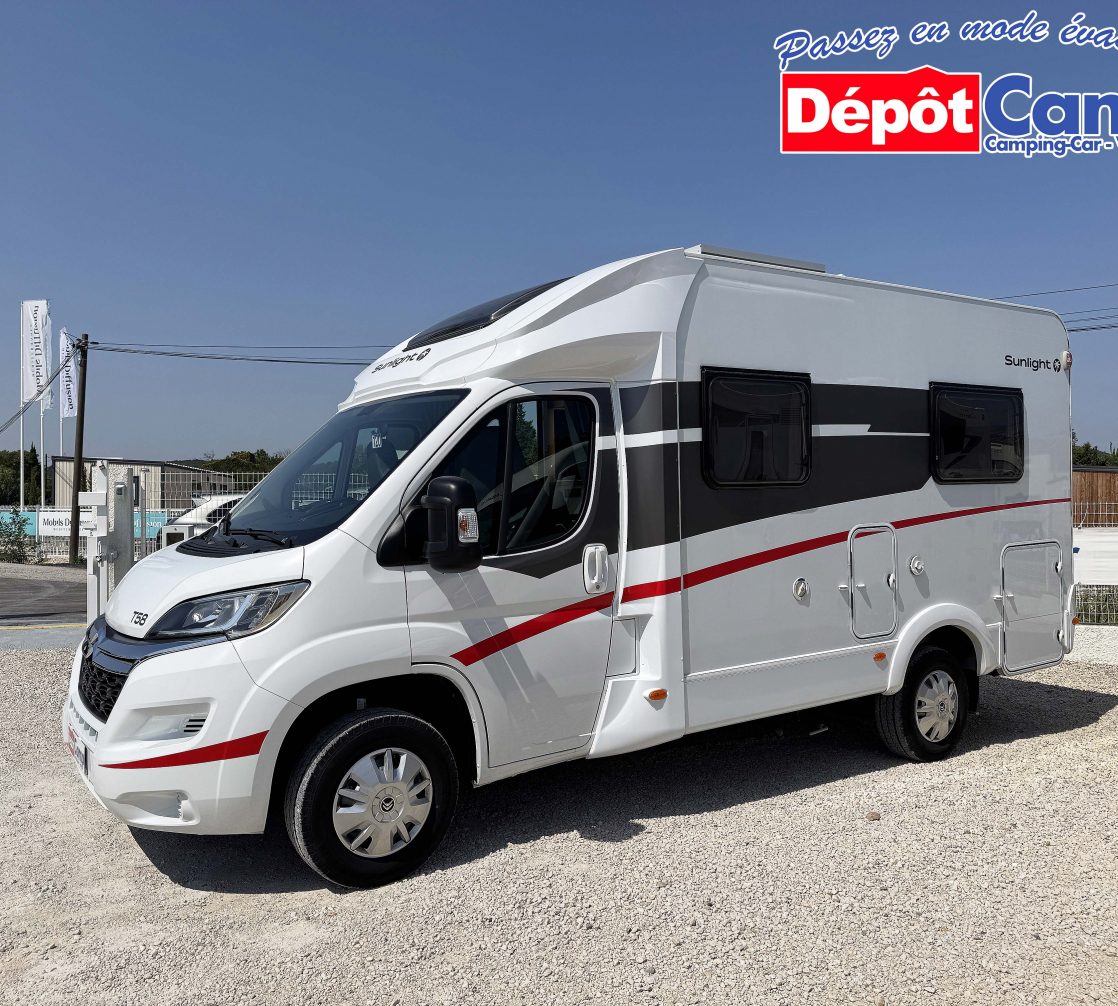 Camping-car profilé CAPRON SUNLIGHT T58 – COMPACT – Dépôt Camp